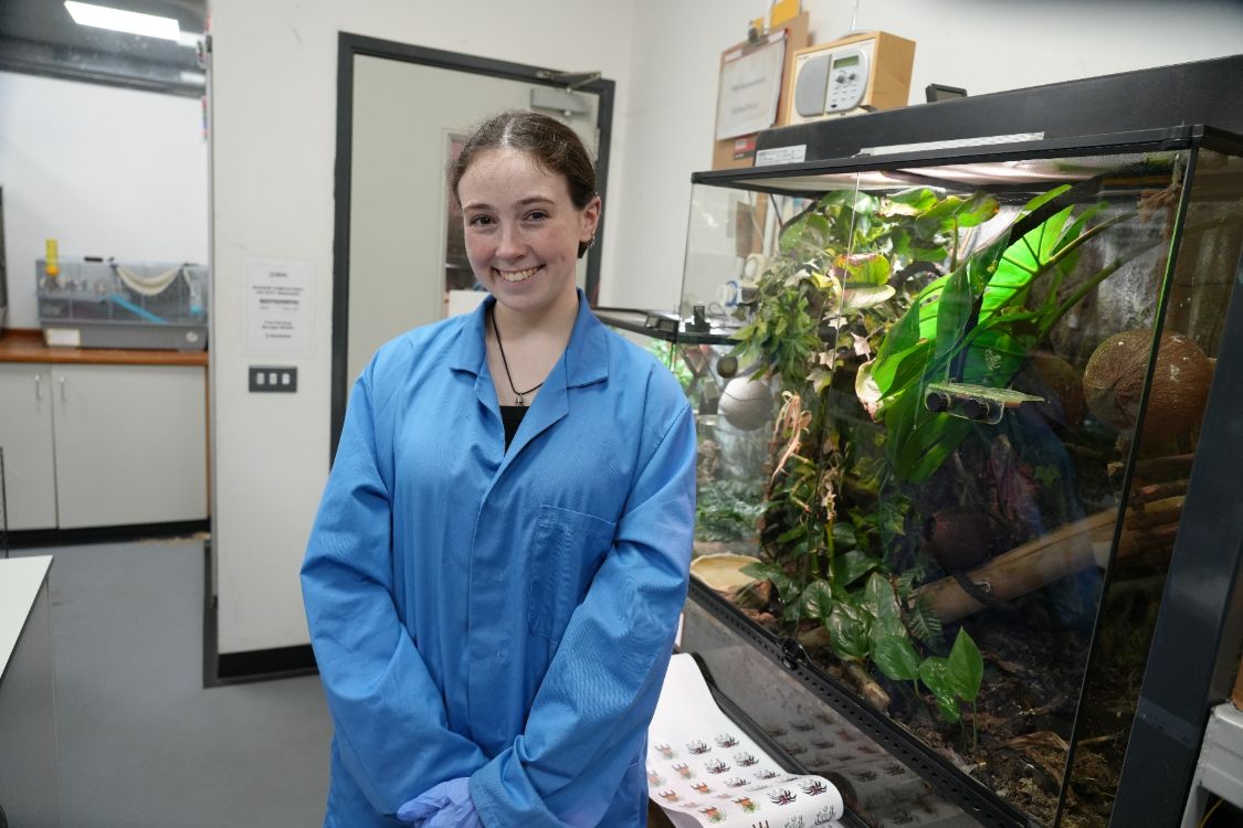 Passion for Animals Leads Madison to Higher Education at SERC - SERC