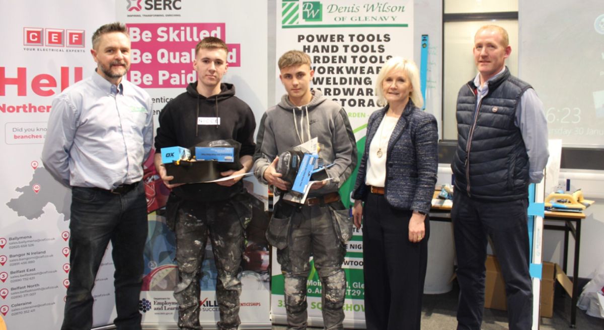 Wall and Floor Tiling Apprentice Wins at SERC in Intercampus Skillbuild ...