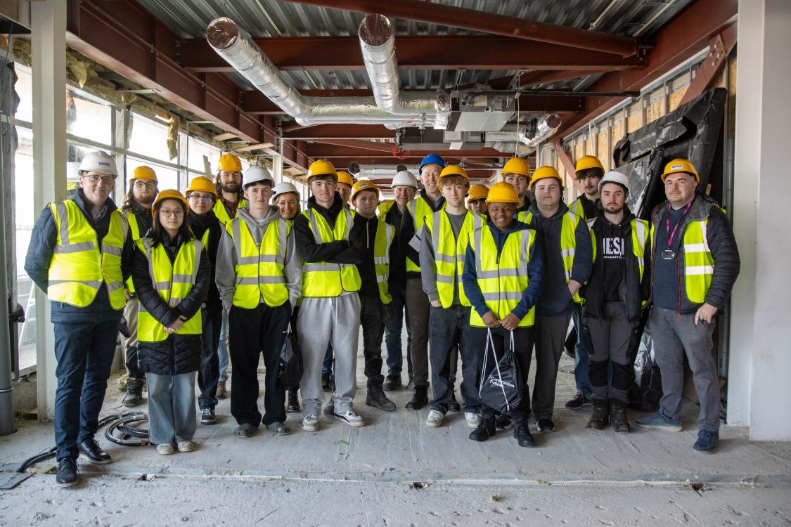 Site Visit to Holywood for Construction Students - SERC