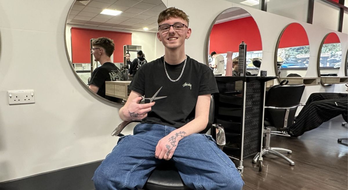 Brandon Aims for Business Success, Starting in the Salon At SERC - SERC