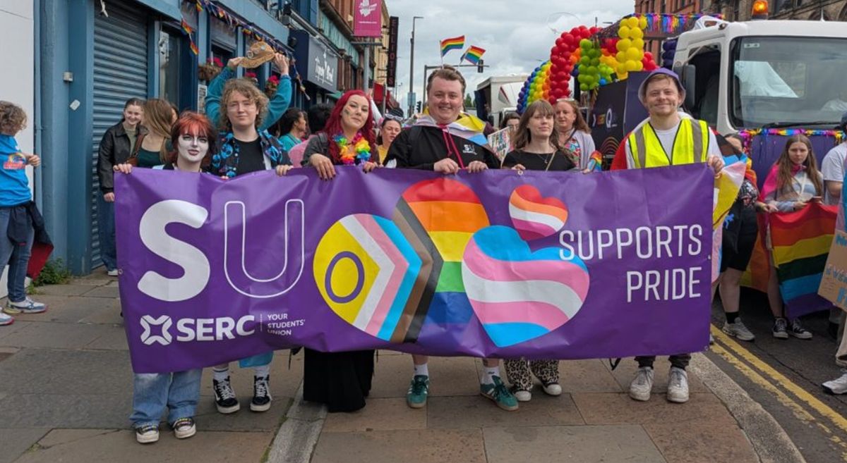 SERC SU Celebrates Belfast Pride - SERC