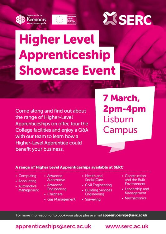 Higher Level Apprenticeship Showcase Event - SERC