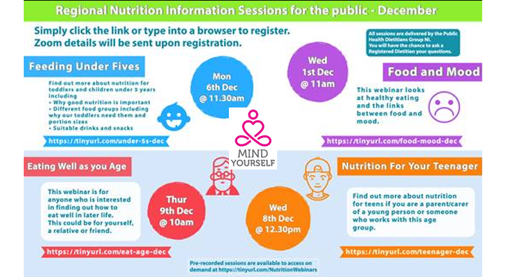 Regional Nutrition Information Sessions in December - SERC