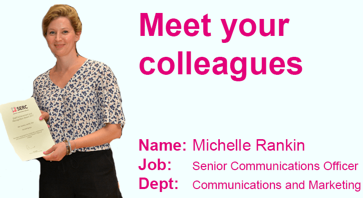 Meet Your Colleagues - Michelle Rankin - SERC
