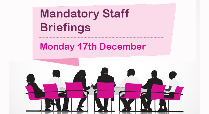 Mandatory Staff Briefings - SERC