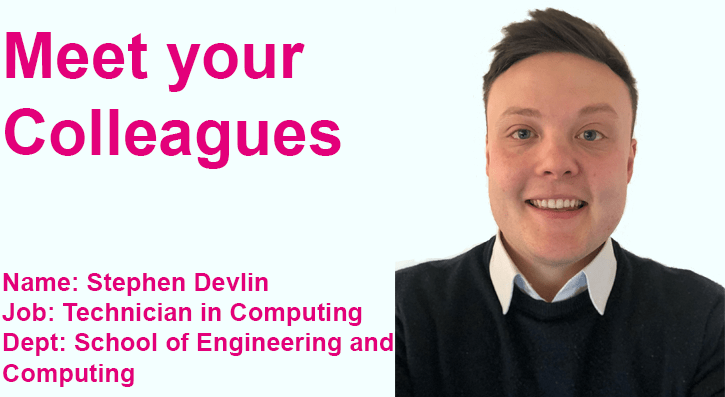 Meet Your Colleagues- Stephen Devlin - SERC