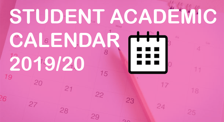 Student Academic Calendar 2019/20 - SERC