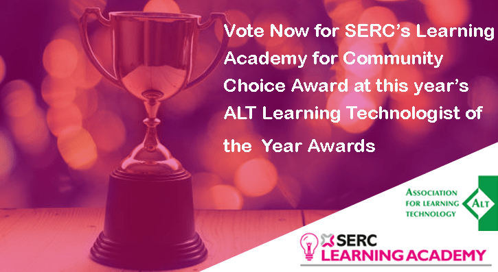 **Vote Now** for SERC’s Learning Academy for Community Choice Award - SERC