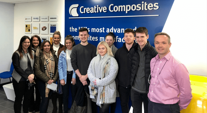 Creative Composites Host Students on Managing Quality - SERC