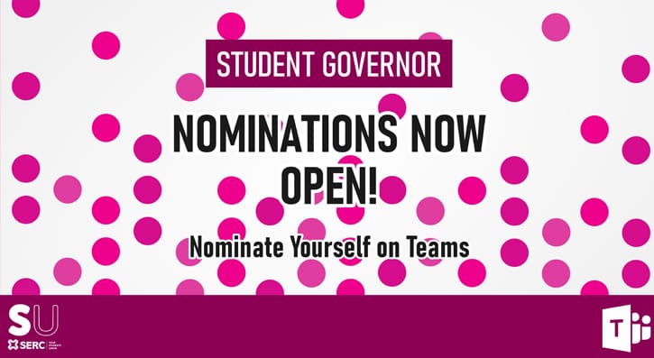 Last Week For Student Governor Nominations - SERC