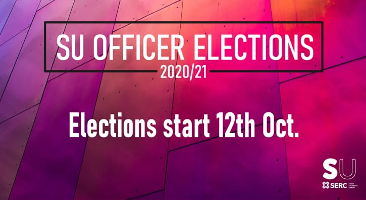 SU Officer Elections Start 12th October - SERC