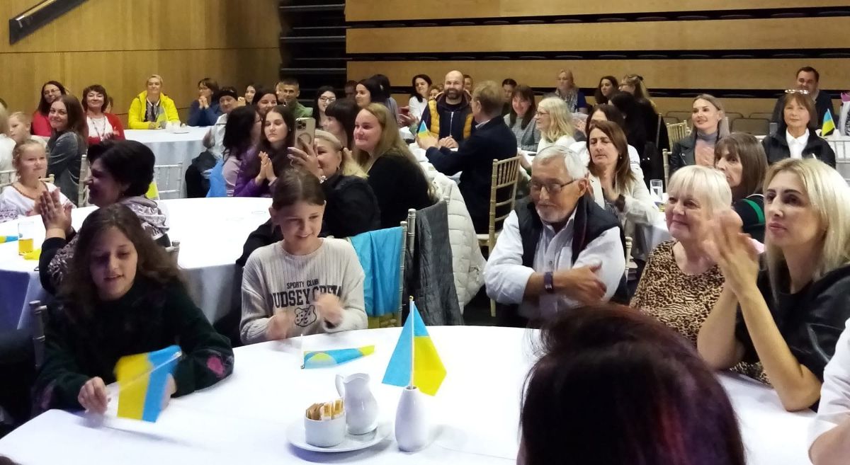 Emotional Evening for Ukrainian Students and Refugees - SERC