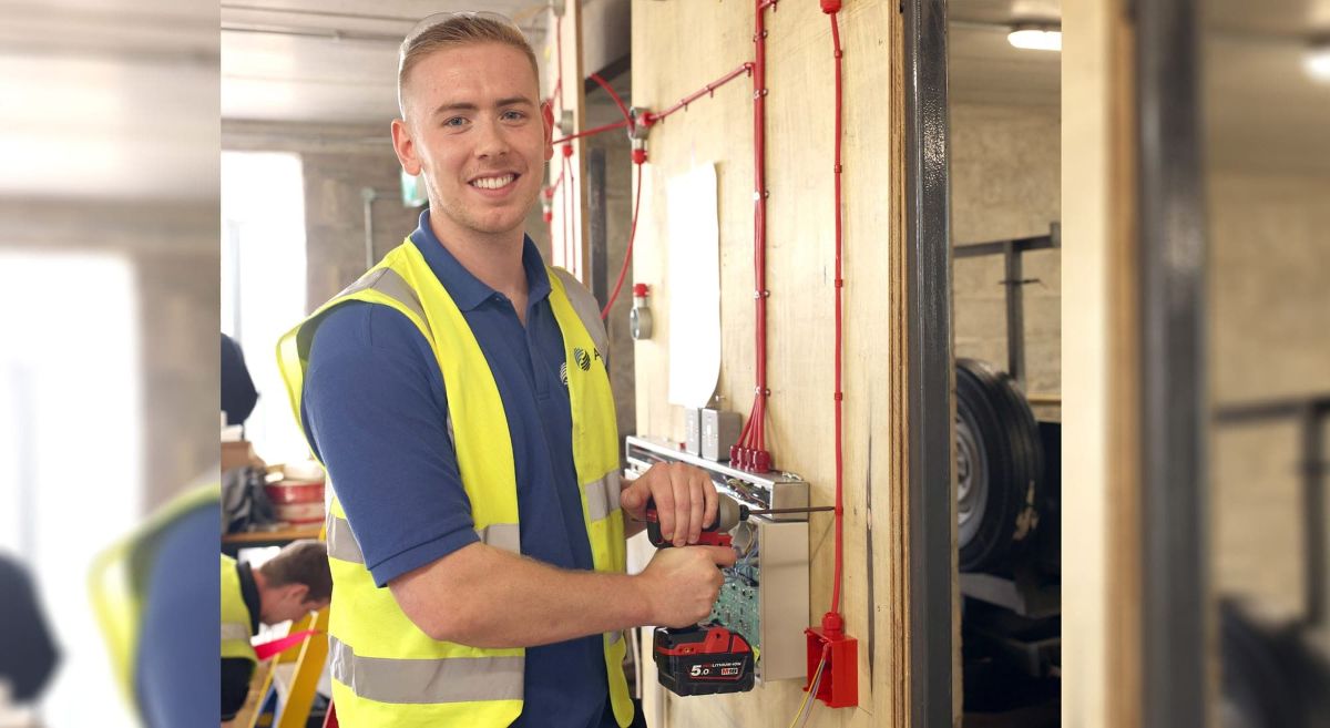 Fire Systems is just the Business for WorldSkillsUK Apprentice Jonny - SERC