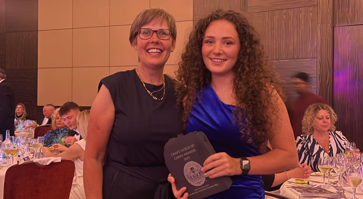 Eimear Scoops Craft Guild of Chefs Award - SERC
