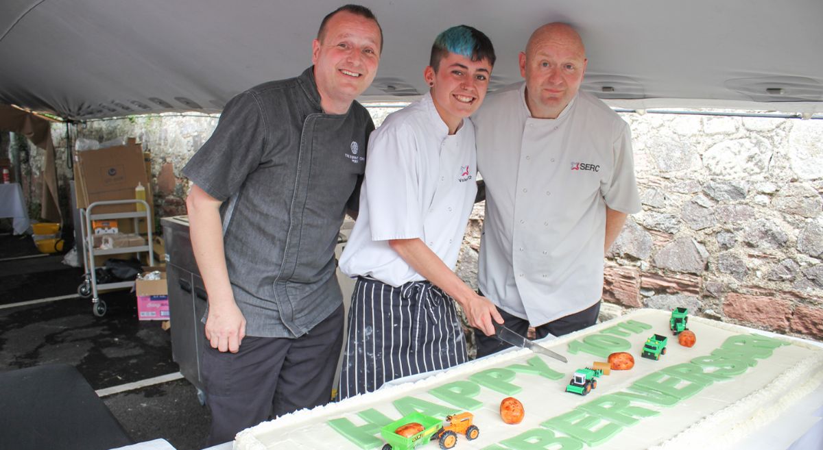 SERC Chef Team Makes the Most of Comber Earlies at Festival - SERC