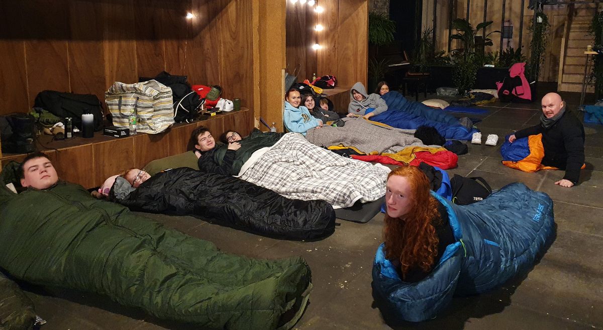 Sleep Out Fundraiser Success for Students - SERC