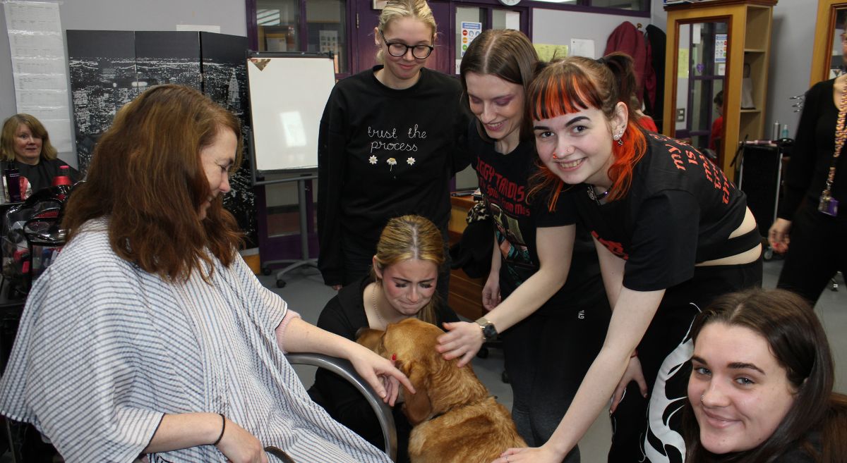 Charity Pamper Day Success for Beauty and Hairdressing Students - SERC