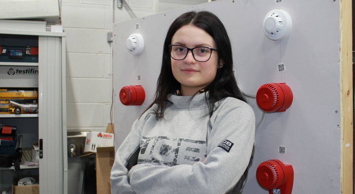 Rebecca Tackles Fire and Security - SERC