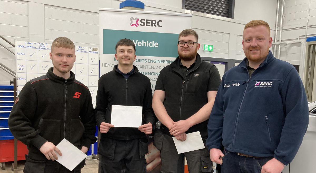 Apprenticeship Wins at Light Vehicle Intercampus Competition - SERC