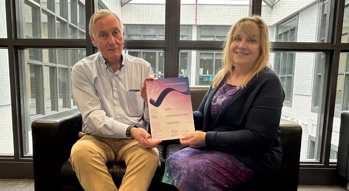SERC Staff Member Recognised in Pearson Awards - SERC