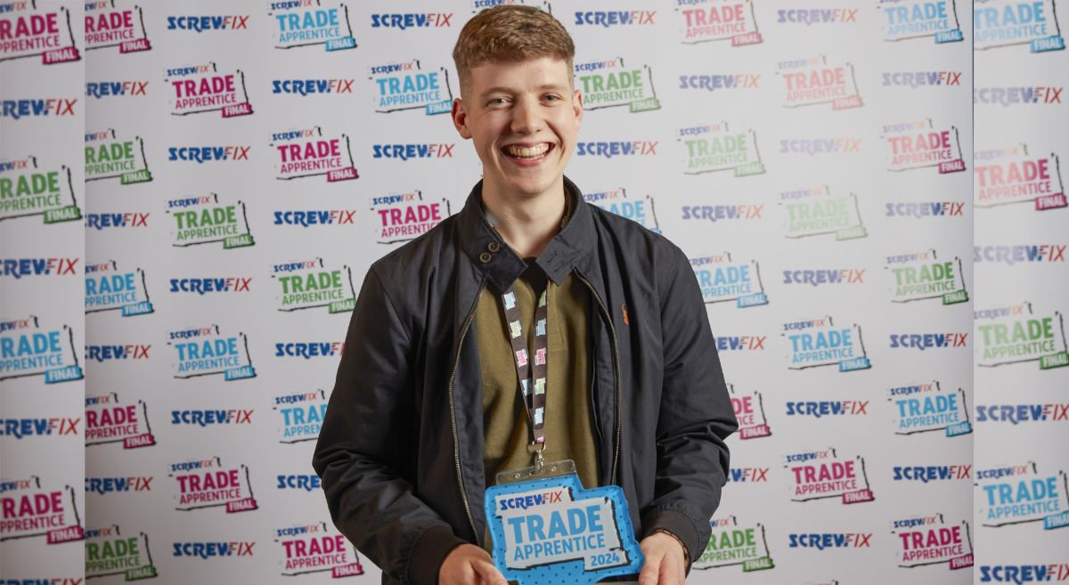 SERC Apprentice Carpenter is crowned Screwfix Trade Apprentice 2024 - SERC